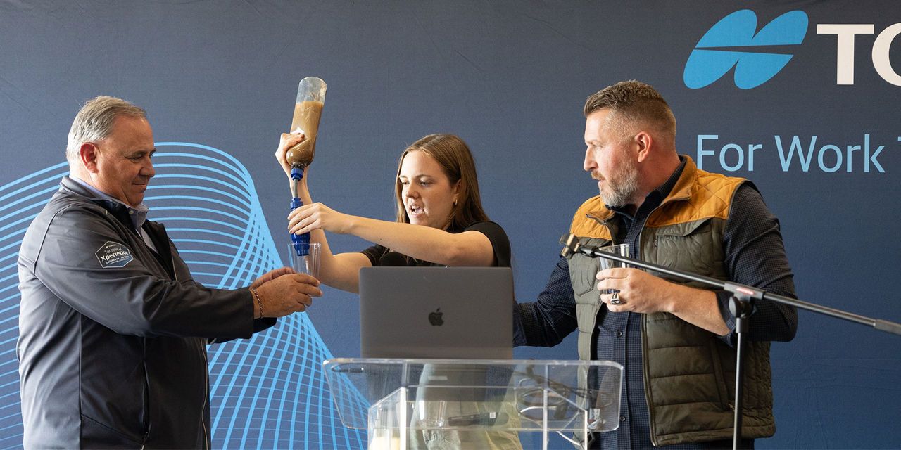 Met het Wine To Water Filter Build evenement bindt Topcon de strijd aan ...