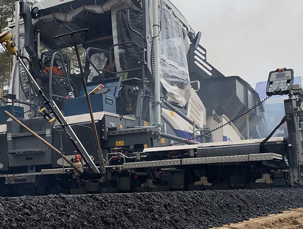 Asphalt paver automation systems for 2D and 3D paving projects