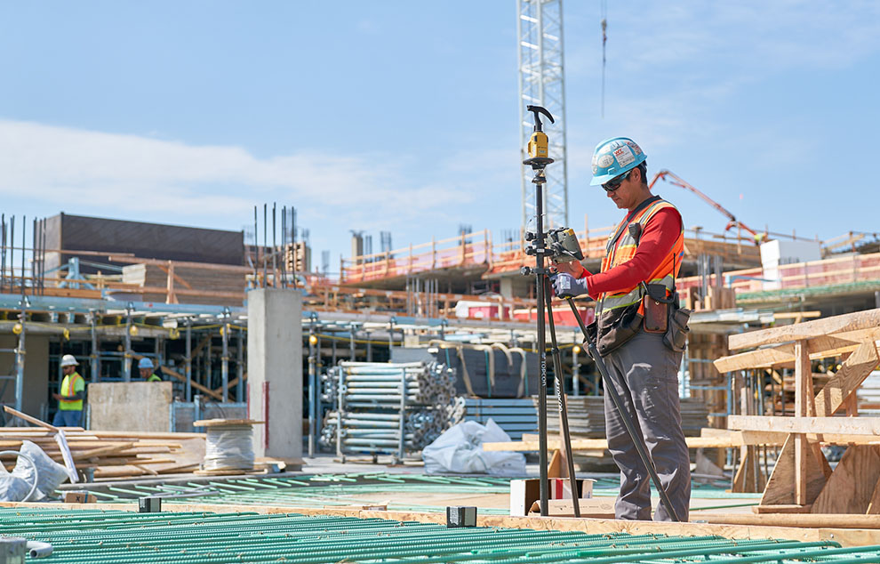 Layout technologies for building construction