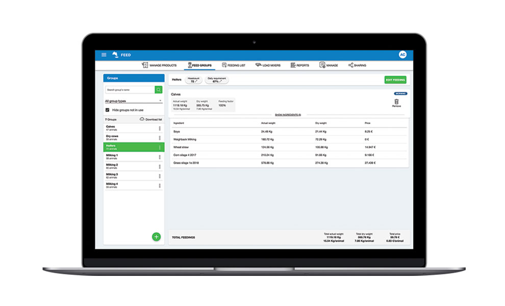 Feed management hardware