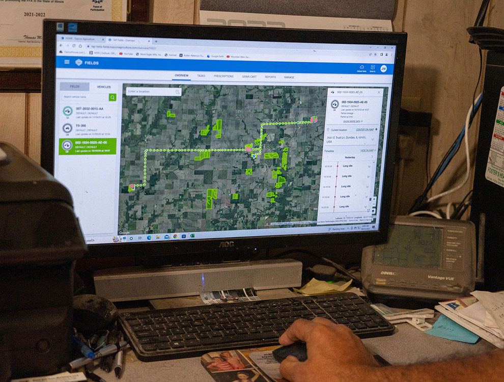 Crop production software and subscriptions