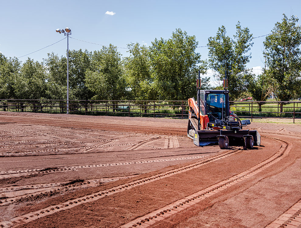 2D-MC uses lasers to automate grading and placement work