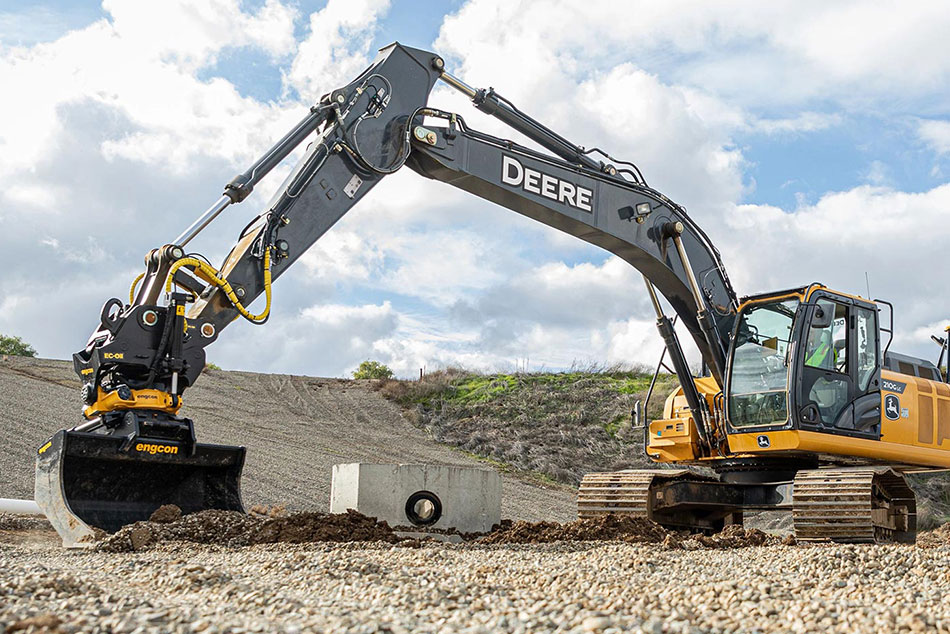 2D-MC uses lasers to automate grading and placement work