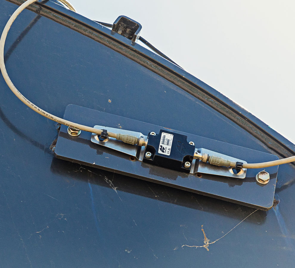 Machine control sensors for earthworks and road construction