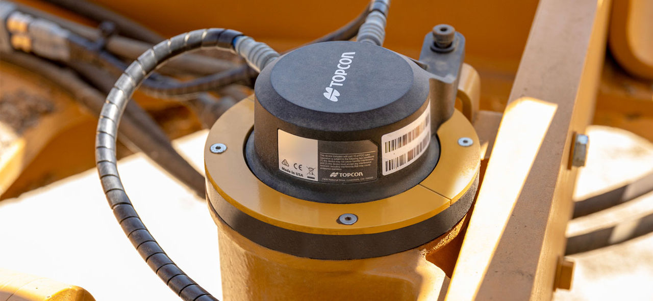 Machine control sensors for earthworks and road construction