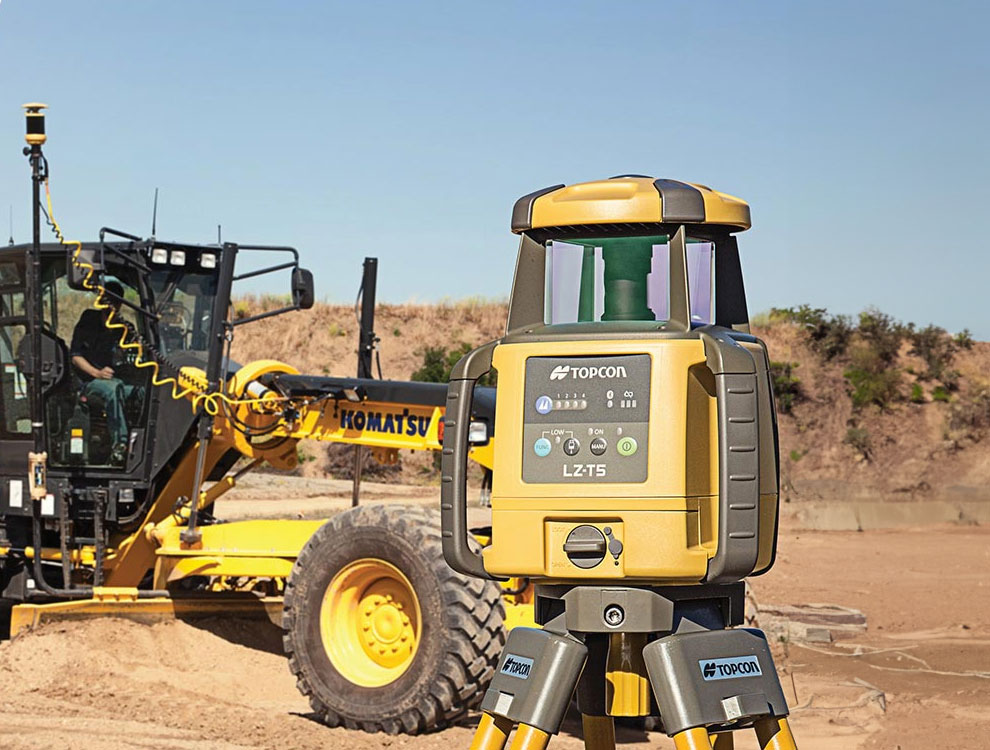 3D-MC machine control for earthworks and road construction