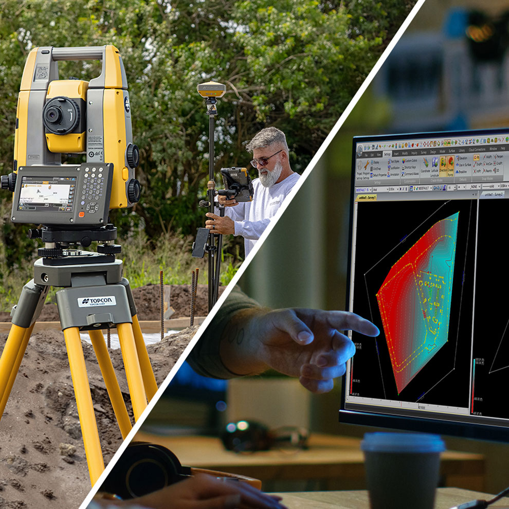 Topcon Office merges plans and survey data into digital models