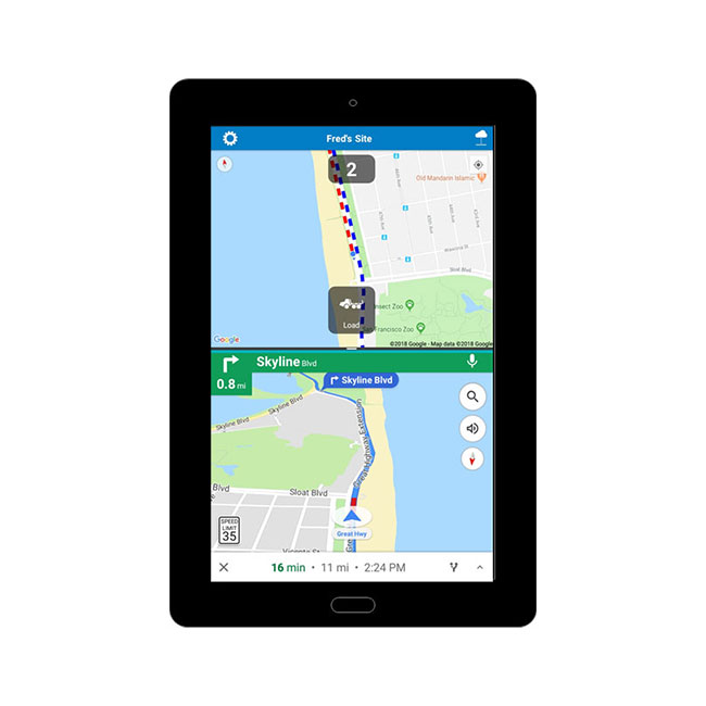Haul Truck App: Remotely track, assign jobs and record data