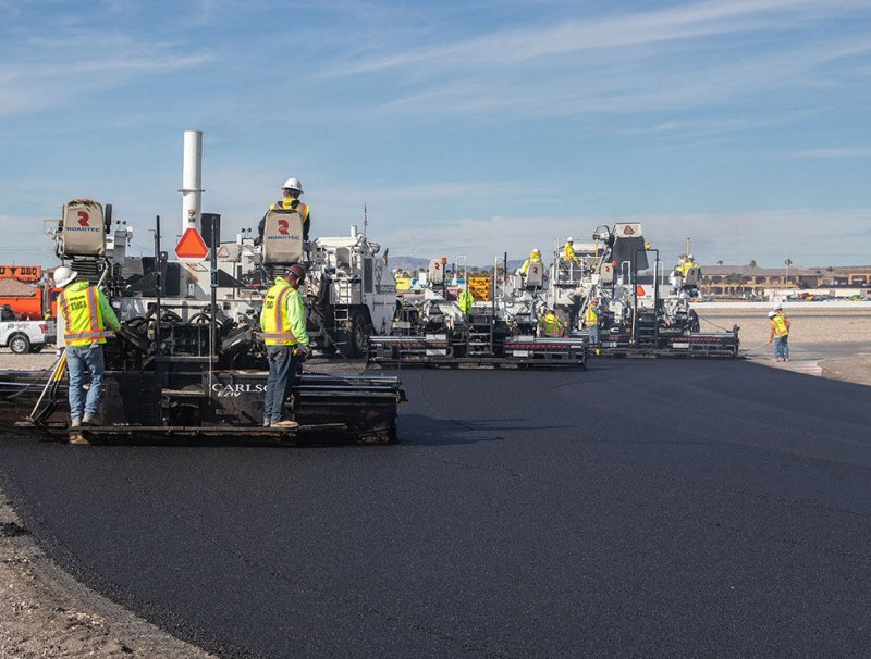 Asphalt paver automation systems for 2D and 3D paving projects