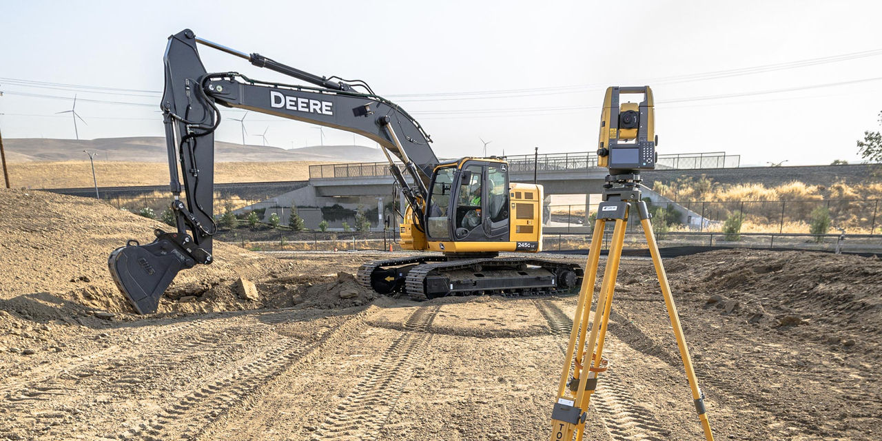 Robotic total stations measure distances and angles for a variety of ...